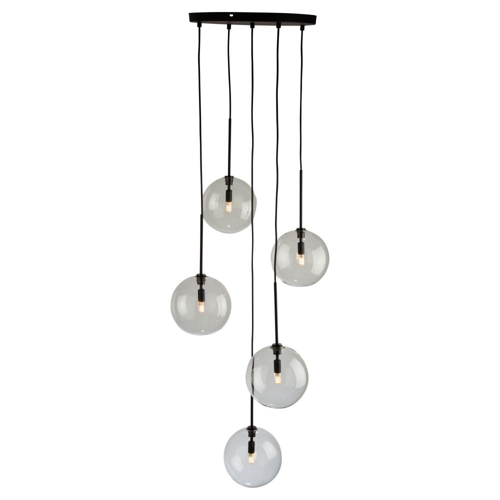 Pinpoint 5 Light Pendant Black : SC13195BK | SIGNATURE LIGHTING AND FANS